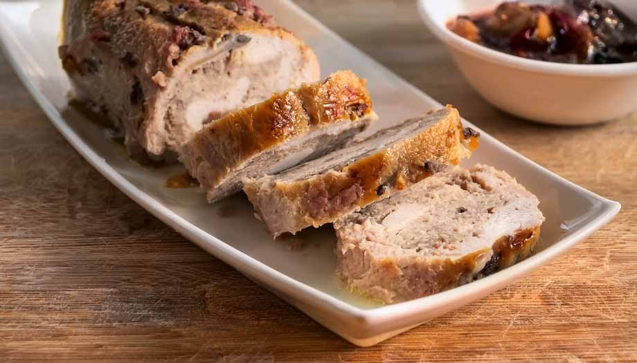 Cómo hacer Terrina de cerdo con salsa agridulce - SABROSO